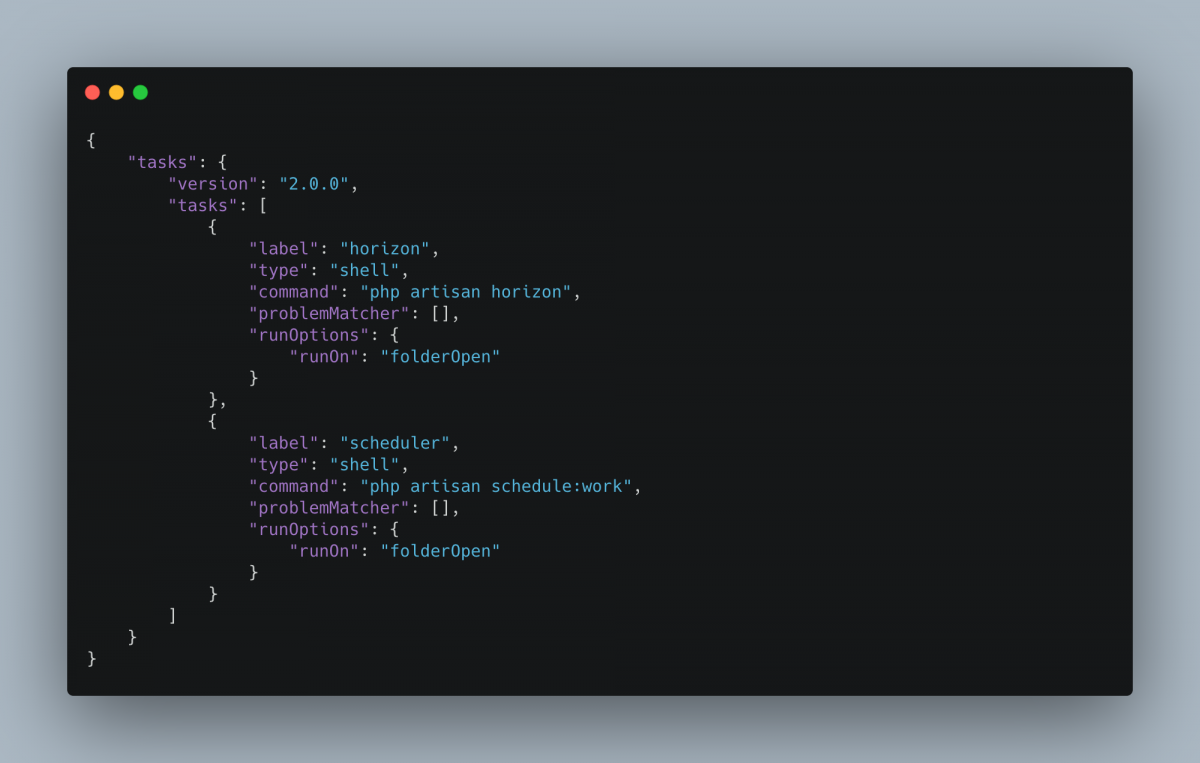 VS Code and Laravel Tasks - AndrewRMinion Design